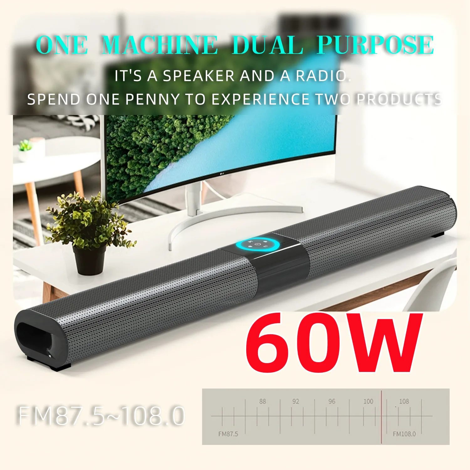 Wireless-Bluetooth-Sound-Bar-Speaker-System-Super-Power-Sound-Speaker ...