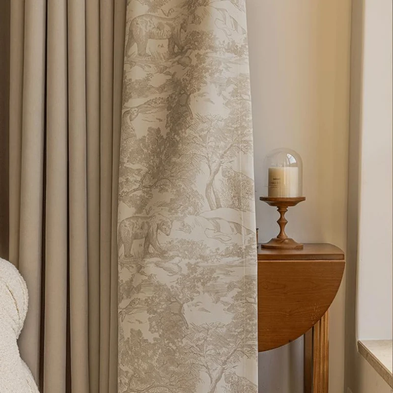 Cortinas-francesas-de-lujo-para-sala-de-estar-Cortina-de-sombreado ...