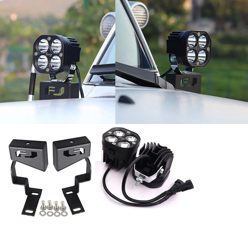 2007-2022-For-FJ-Cruiser-Hood-Spotlight-Mounting-Bracket-Accessories ...