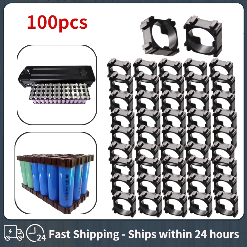100pcs-18650-Battery-Holder-Storage-Box-Bracket-Li-ion-Cell-Holder ...