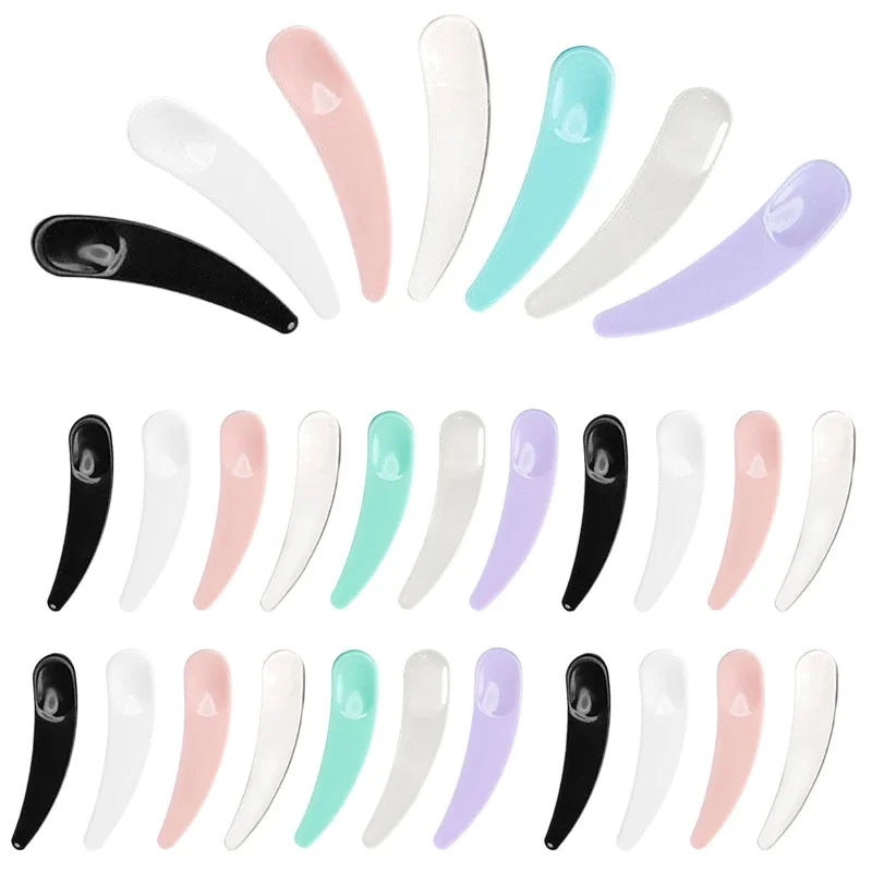 50Pcs-Mini-Plastic-Cosmetic-Spatulas-Scoopn-Disposable-Makeup-Spatulas ...