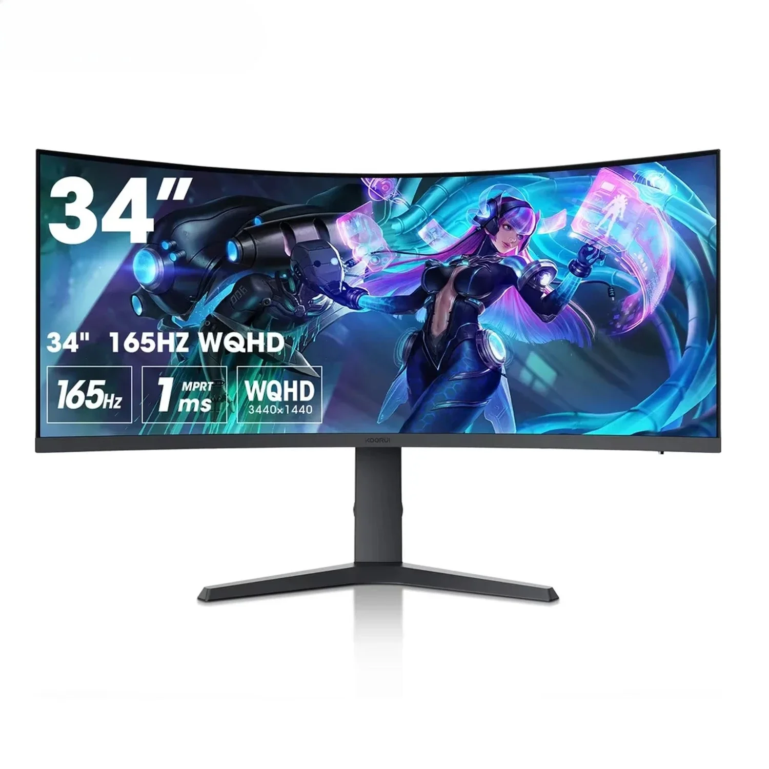 New Curved Monitor 34 Inch Frameless 4K 165Hz 3440*1440P VA/TN / IPS ...