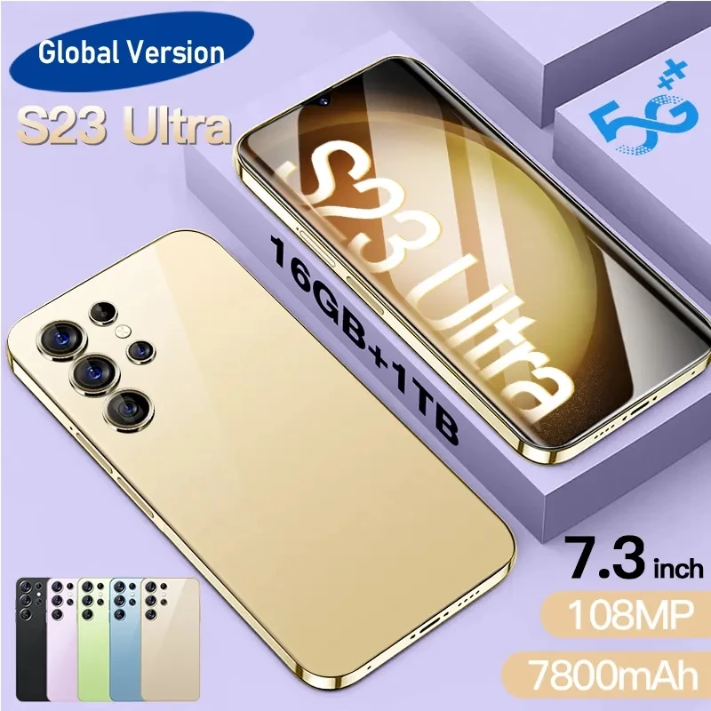 Tel-fono-Inteligente-S23-Ultra-versi-n-Global-Smartphone-con-pantalla-completa-de-2023-pulgadas ...