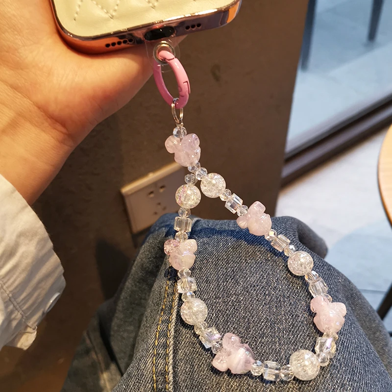 Lovely Phone Straps Charm Cellphone Lanyards for Key Lady Pendant Anti ...