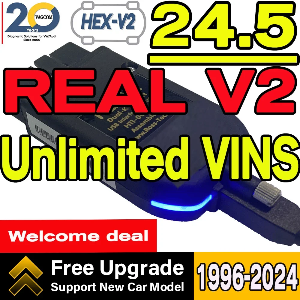 2024-Real-Hex-V2-24-5-VAG-HEX-V2-Usb-Interface-Vag-Com-VAG-Diagnostic ...