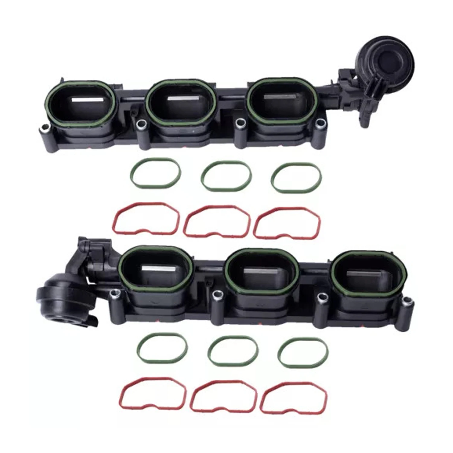 Intake Manifolds Left&Right For Audi S4 S5 A6 A7 Q5 Q7 VW Touareg 3.0L ...