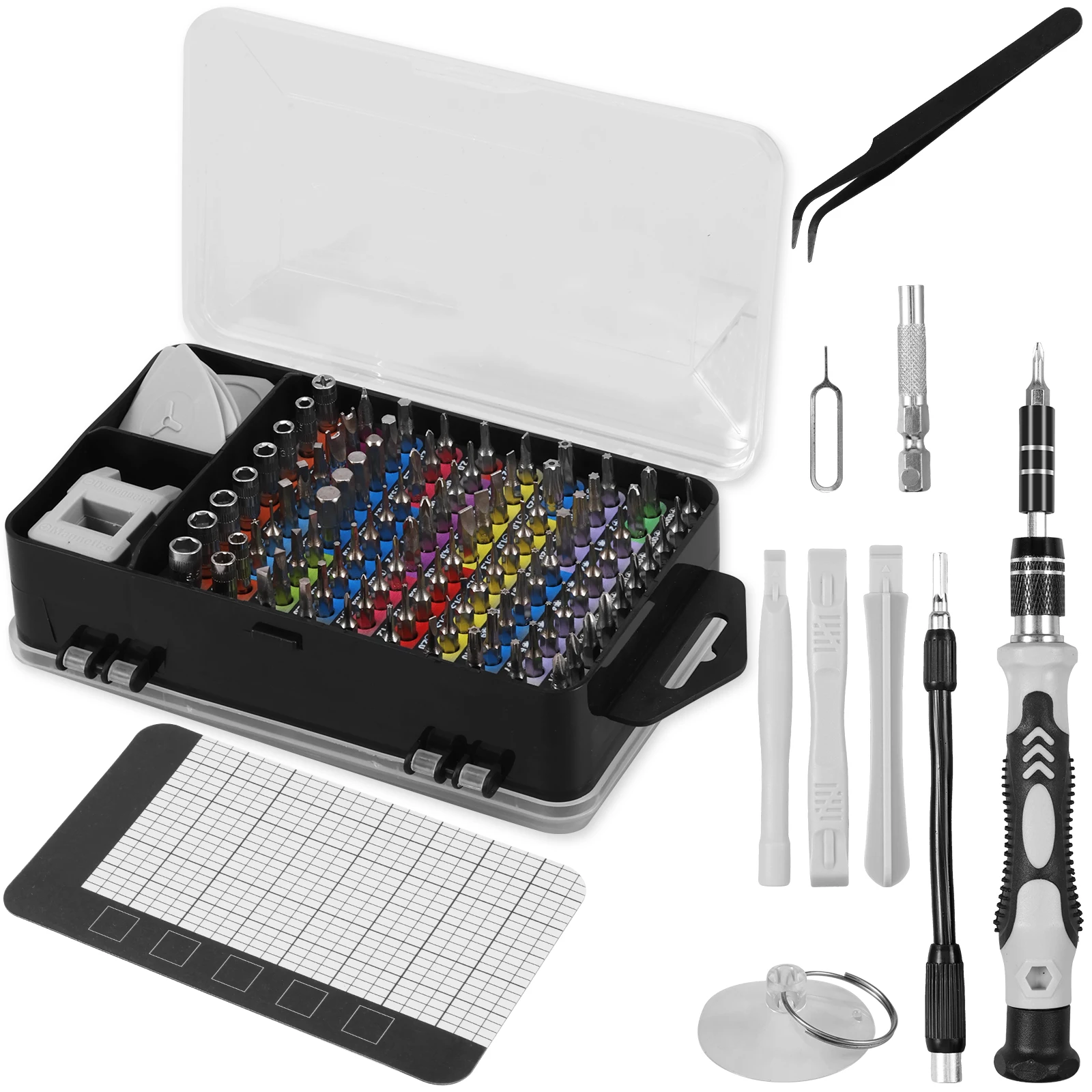 117 in 1 Precision Mechanic Screwdriver Set Mini Tool Set with Torx ...
