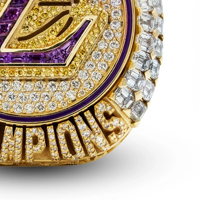 Megin-D-Luxury-Gold-Zircon-2020-NB-Basketball-Lake-Jame-Champio-Hip-Hop ...
