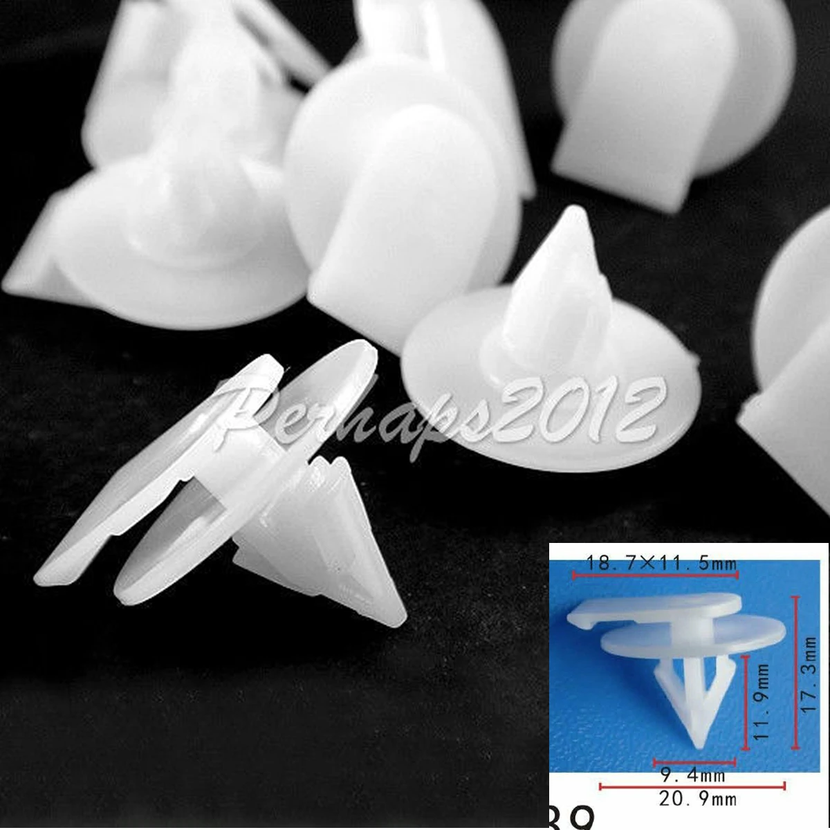 200 Pcs Trim Panel Fender Flare Moulding Clip Retainer 07137073915 ,07 ...