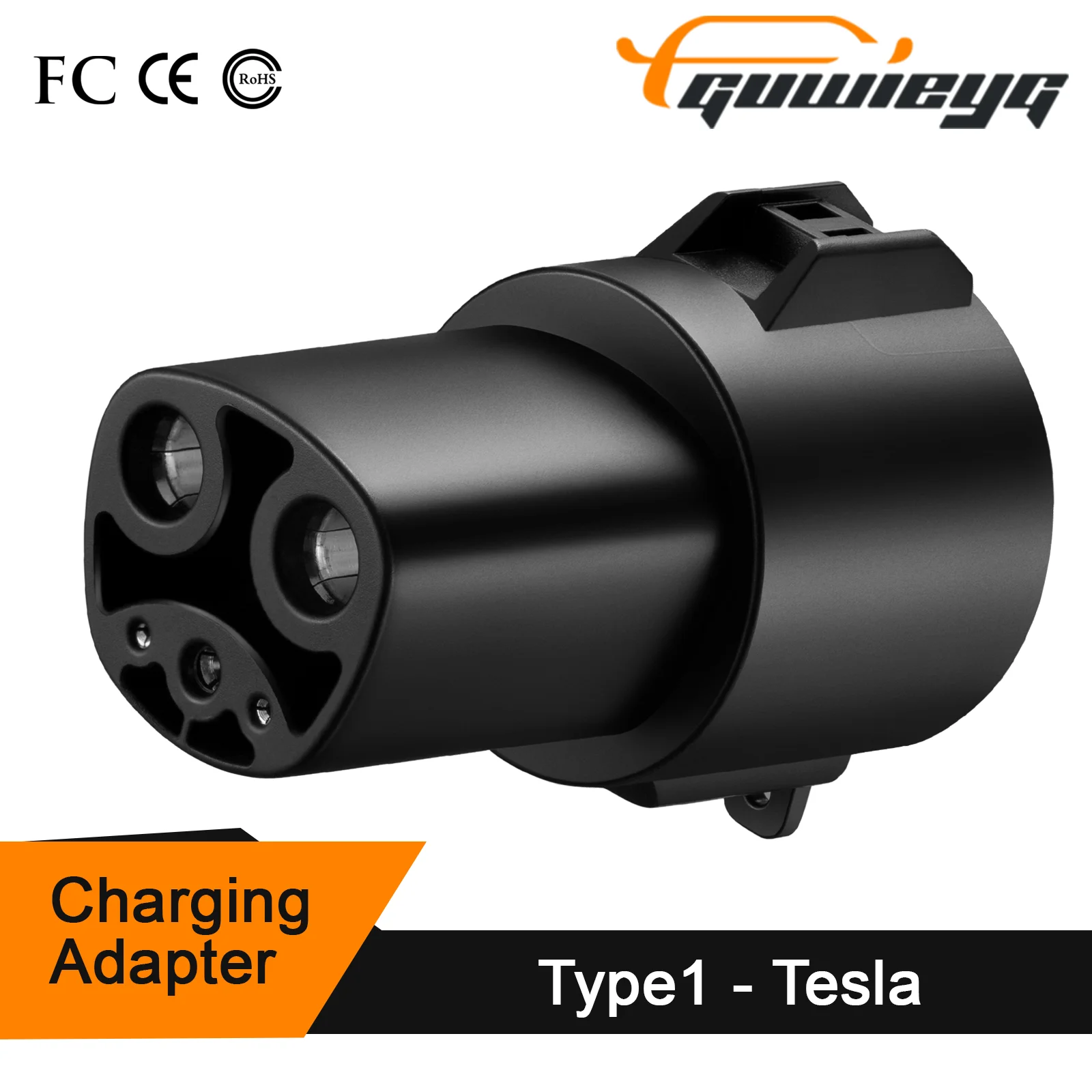 New-Adapter-Sae-J1772-Type-1-To-Tesla-Connector-Model-S-X-3-Y-EV ...