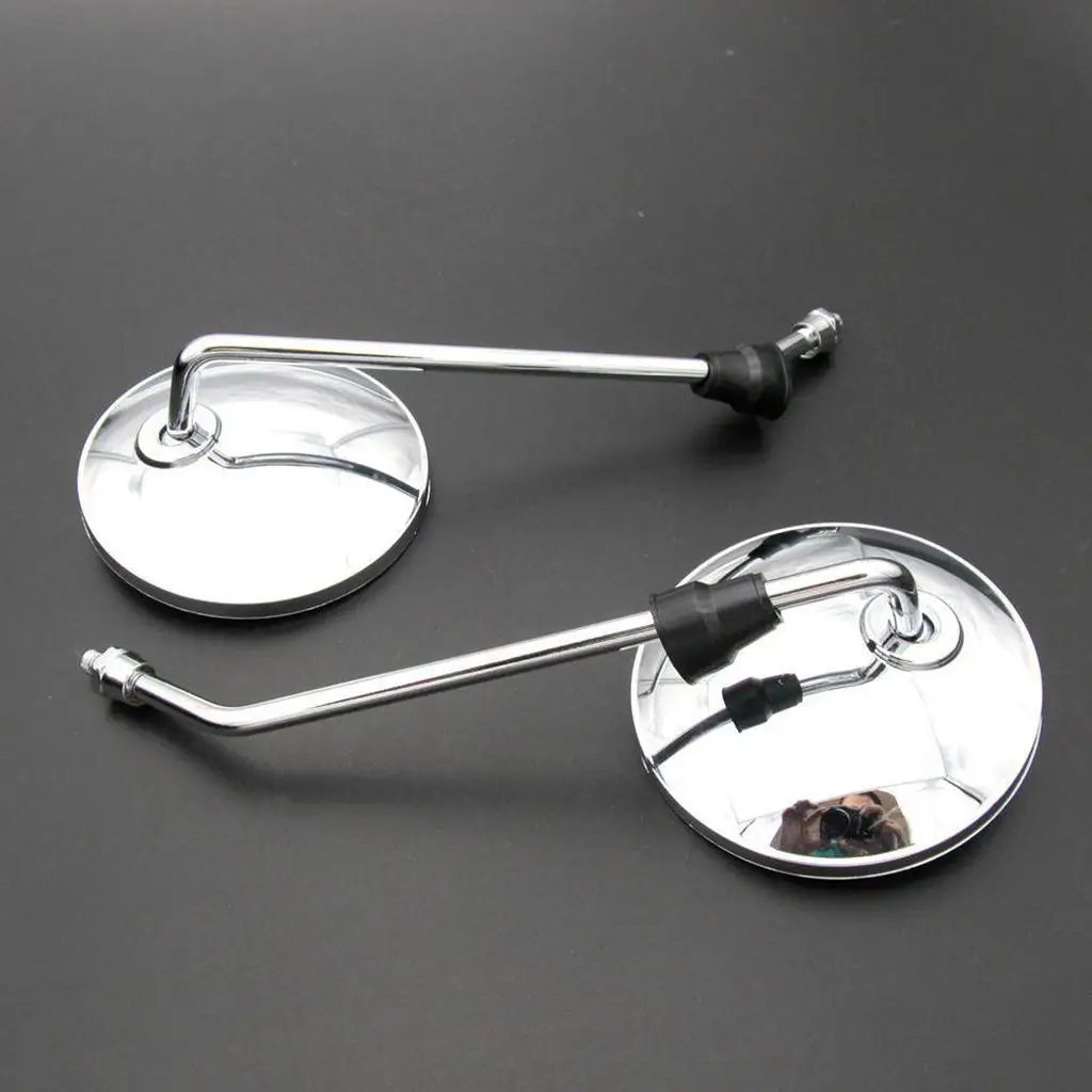 Motorcycle-Mirrors-Universal-8mm-Round-Motorcycle-Rear-View-Side ...