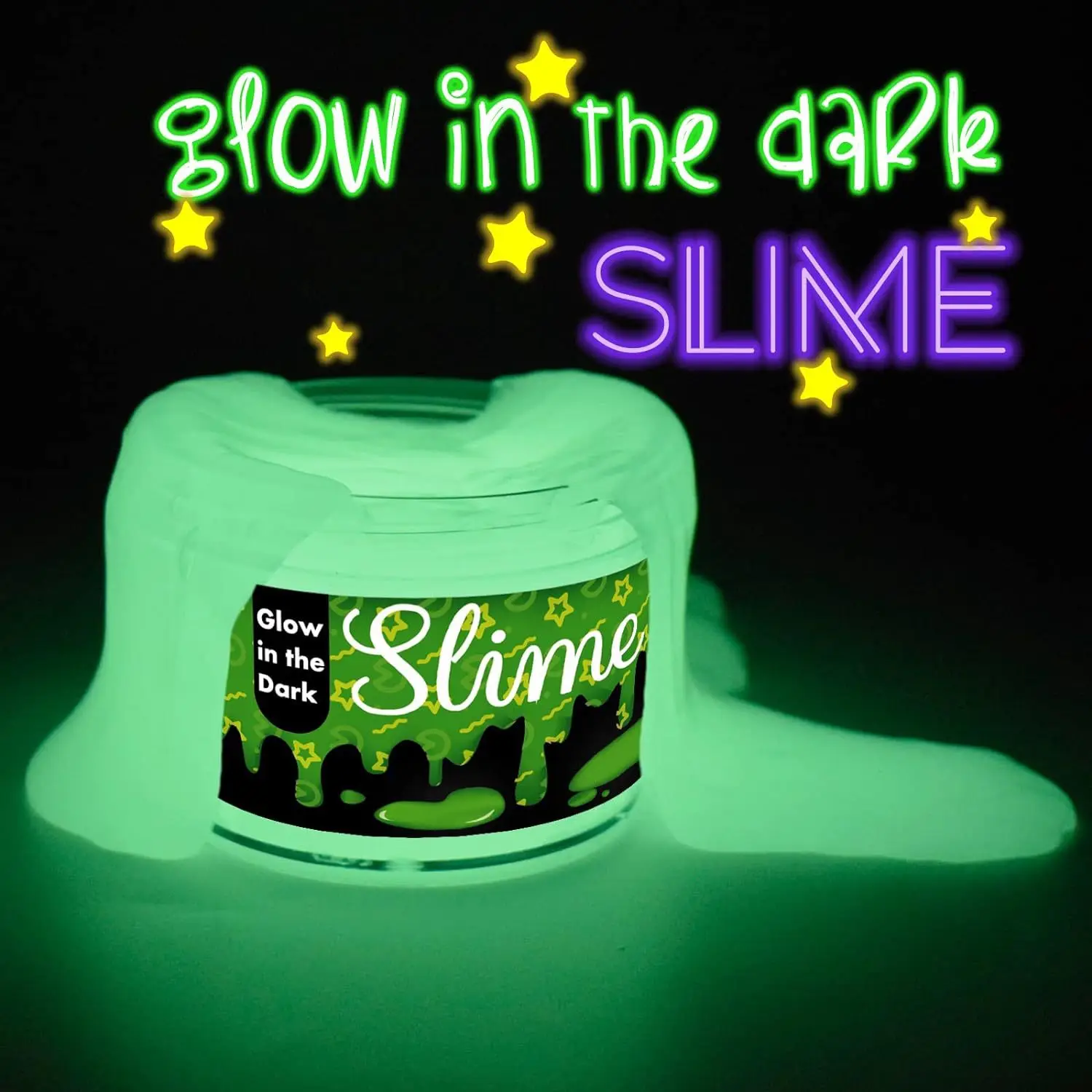 Slime-110ml-Glow-in-the-dark-Fluffy-Slime-Cake-Animal-Candy-Fruit ...