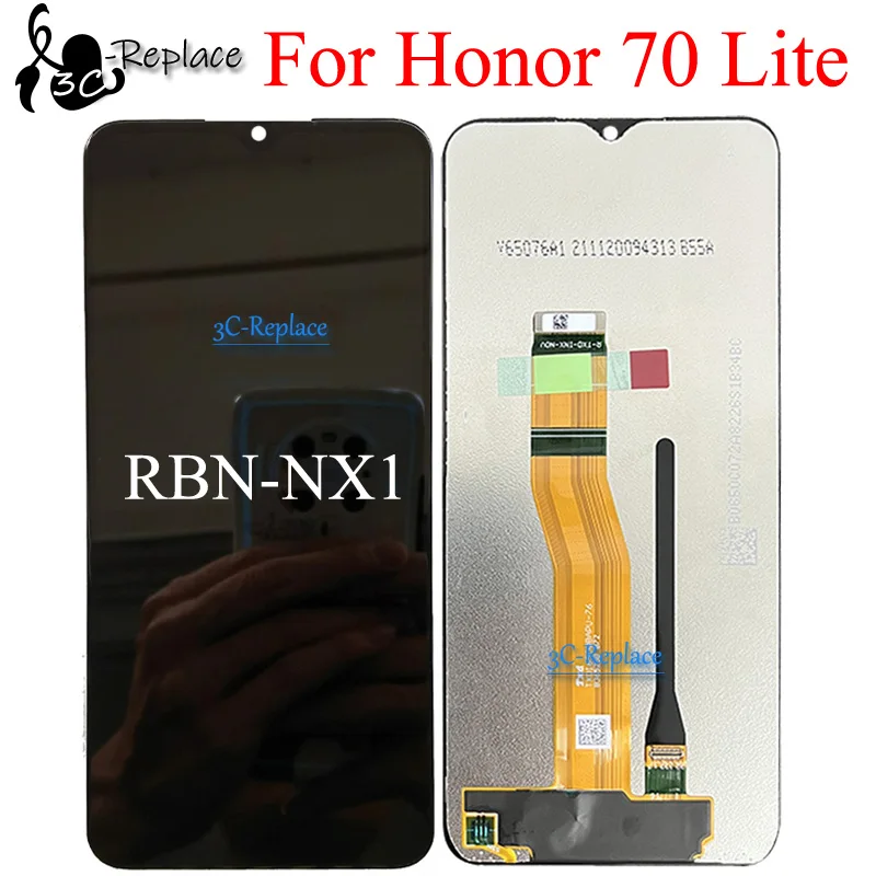 Black-6-5-Inch-For-Huawei-Honor-70-Lite-RBN-NX1-LCD-Display-Touch ...