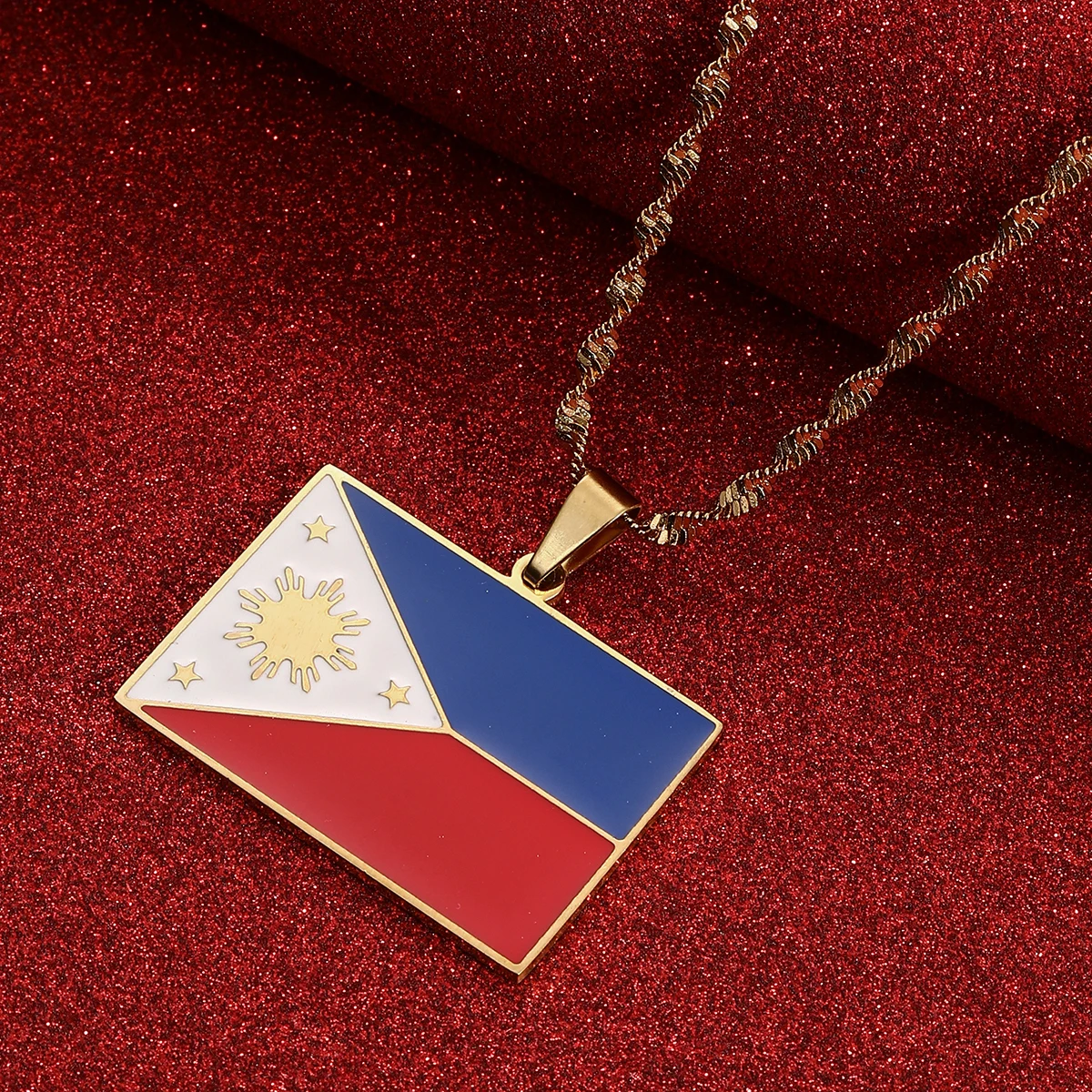 Philippines Map Pendant Necklace for Women Jewelry - AliExpress 36