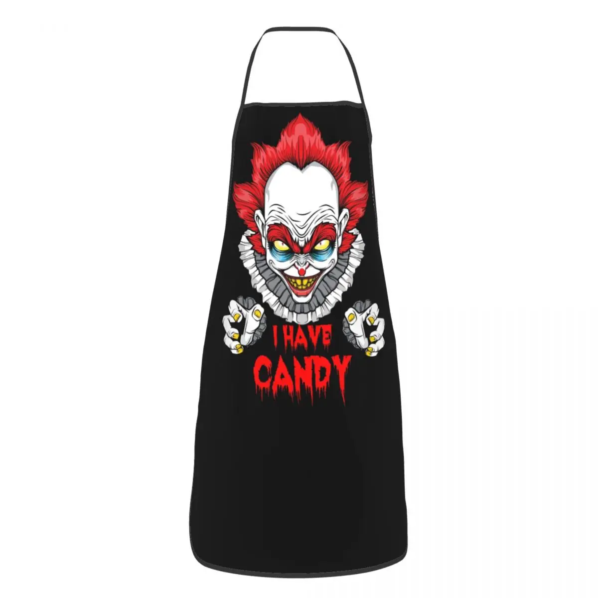 Funny Evil Scary Clown Bib Apron Men Women Kitchen Chef Halloween ...