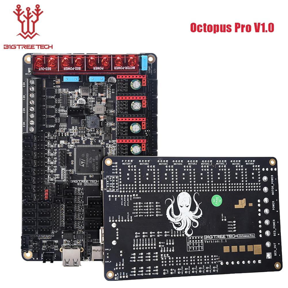 BIGTREETECH-Octopus-PRO-V1-0-V1-1-Placa-M-e-A-Bordo-TMC2209-Raspberry ...
