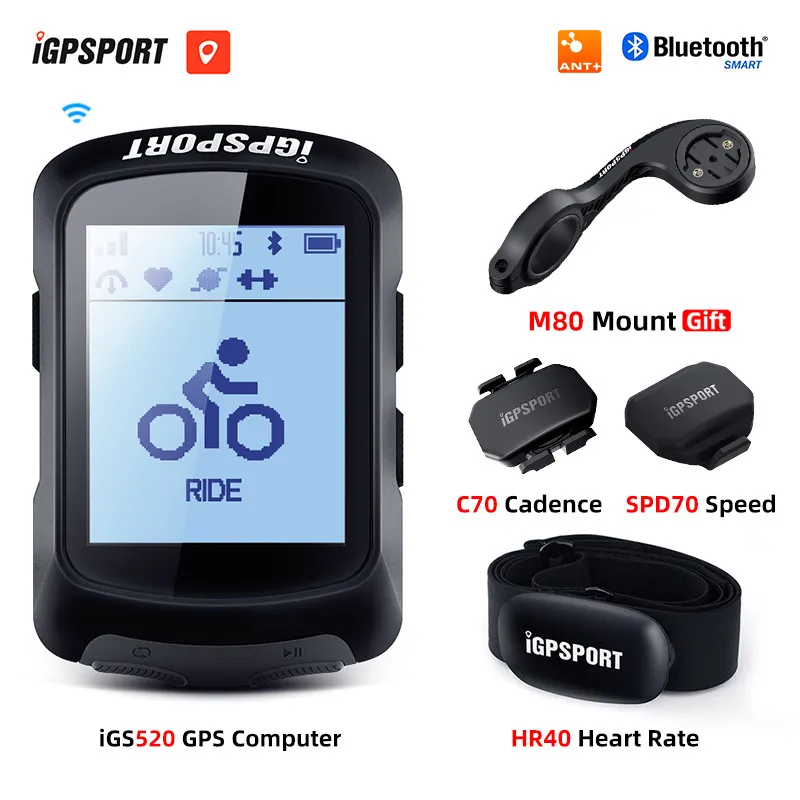 IGPSPORT 사이클링 컴퓨터 iGS520 iGS620 GPS 추적기 자전거 내비게이션 속도계, IPX7, 3000 시간 ...