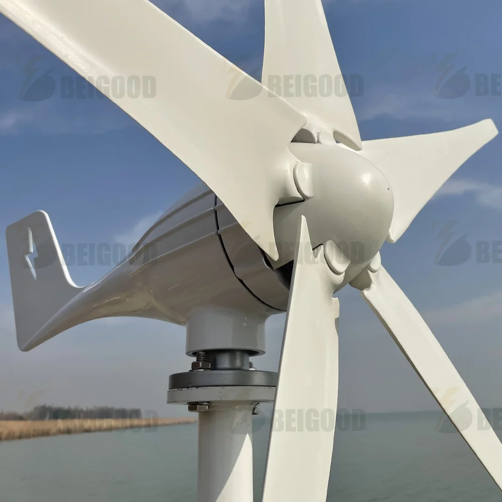 Molino-de-viento-de-5-aspas-para-uso-dom-stico-turbina-e-lica-peque-a ...