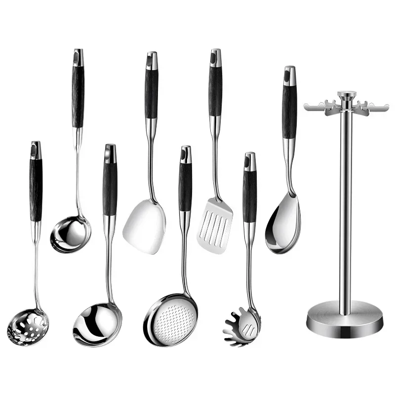 Conjunto-de-utens-lio-de-cozinha-em-a-o-inoxid-vel-grande-sopa-esp-tula ...