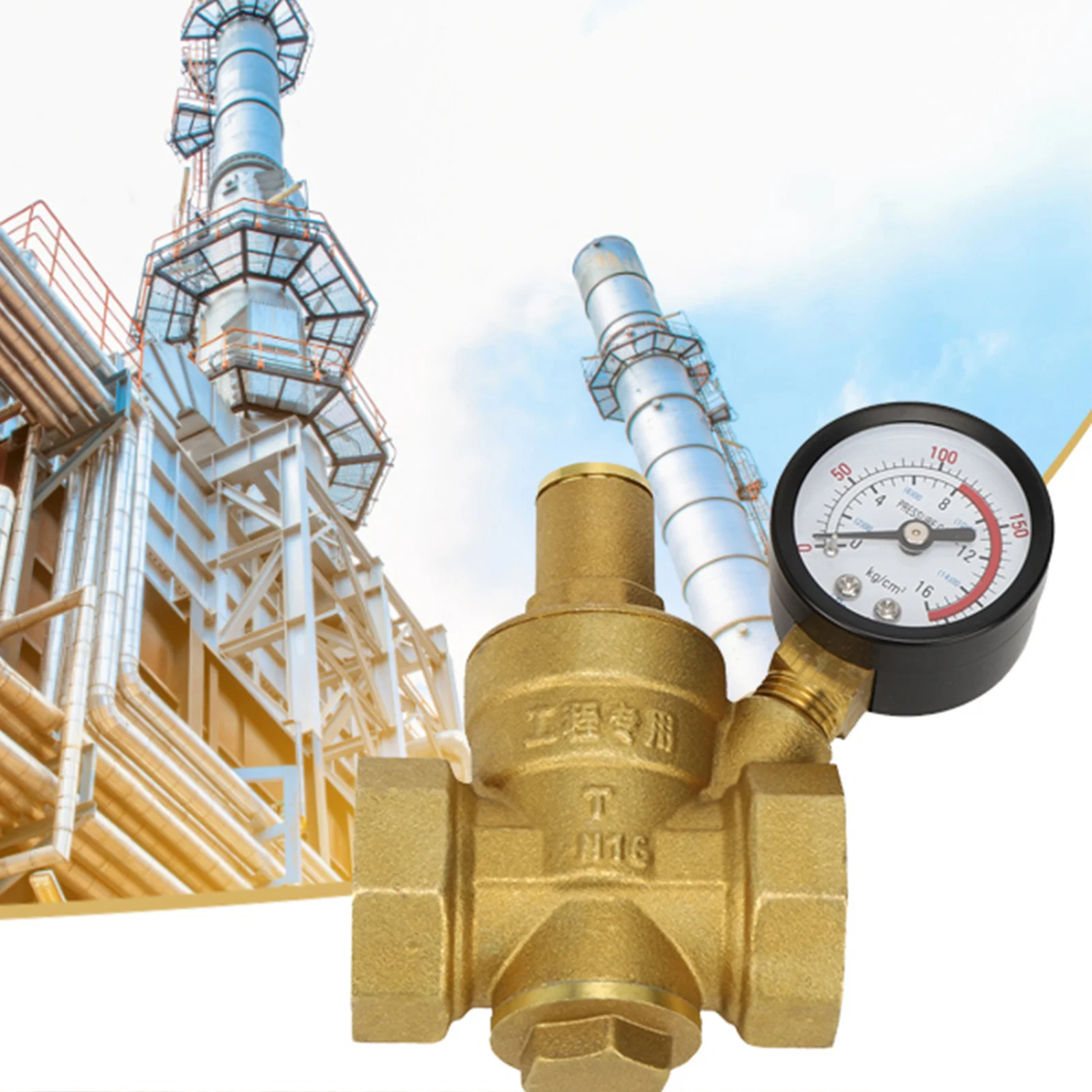 DN25-Brass-Adjustable-Water-Pressure-Regulator-Reducer-Maintain-Valves-Regulator-Valves-Welding ...
