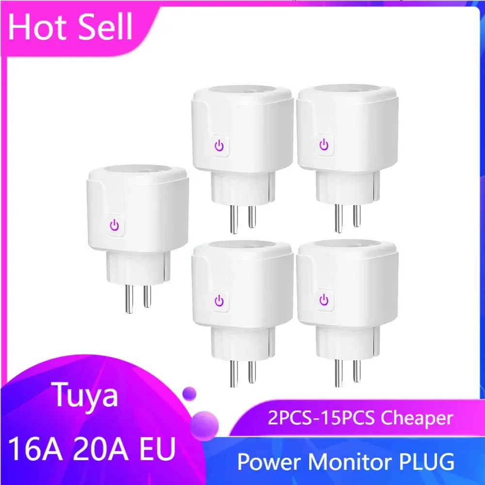 Tuya-16A-20A-Wifi-EU-Power-Monitor-Smart-Plug-Energy-Electricity ...
