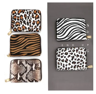 PU-Leather-Short-Wallet-Zebra-and-Leopard-Print-Wallets-for-Women-Purse ...