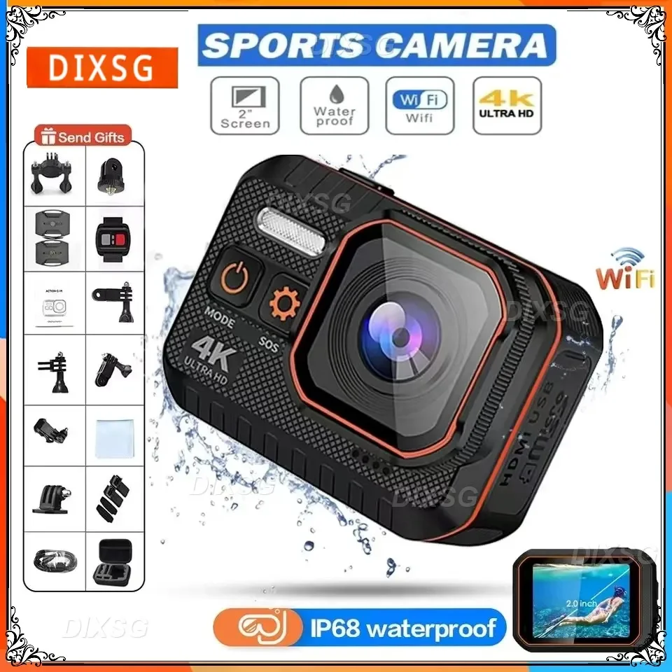 4K-HD-Wifi-Camera-60FPS-170-Wide-Angle-Action-Kamera-Outdoor-Sport ...
