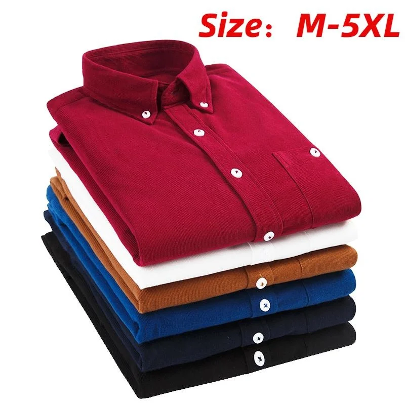 Chemise-en-coton-manches-longues-pour-hommes-chemise-en-glouton-de-haute-qualit-chemises-d ...