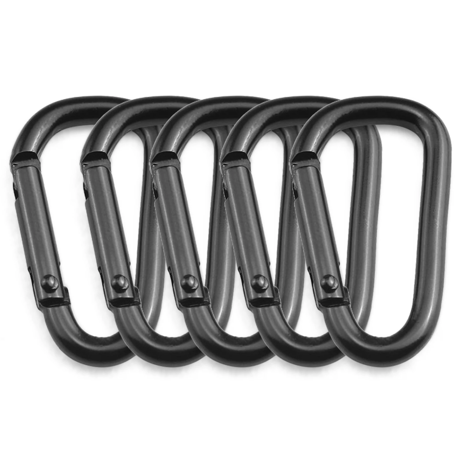 5-10pcs-D-Ring-Shape-Carabiner-Aluminum-Alloy-Carabiners-Daily-Keychain ...