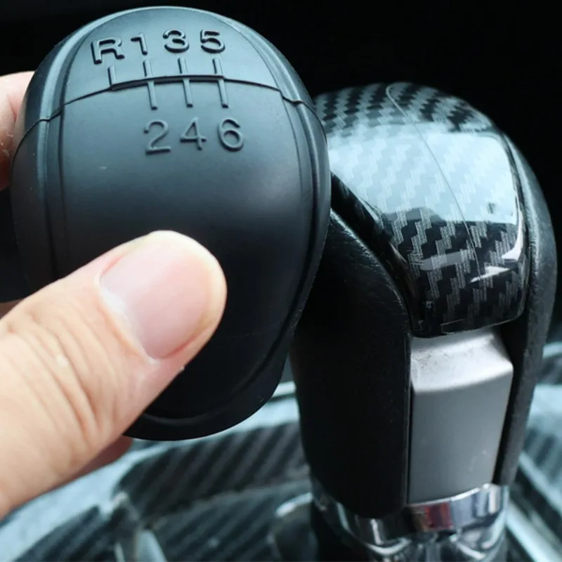 Silicone Car Shift Knob Cover 6 Gears Anti-Slip Design Silicone Shift ...