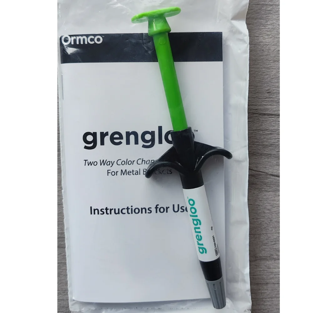 ORMCO-Grengloo-Orthodontic-bracket-adhesive-Green-adhesive-4g-branch ...