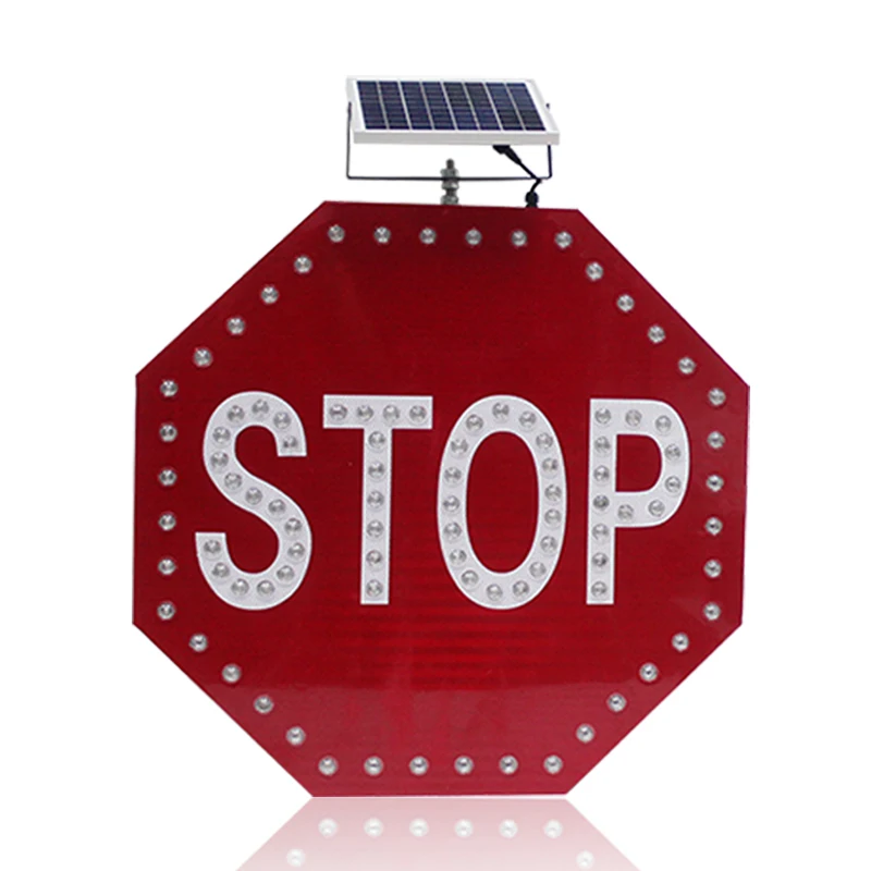 Solar Powered Led Stop Signs