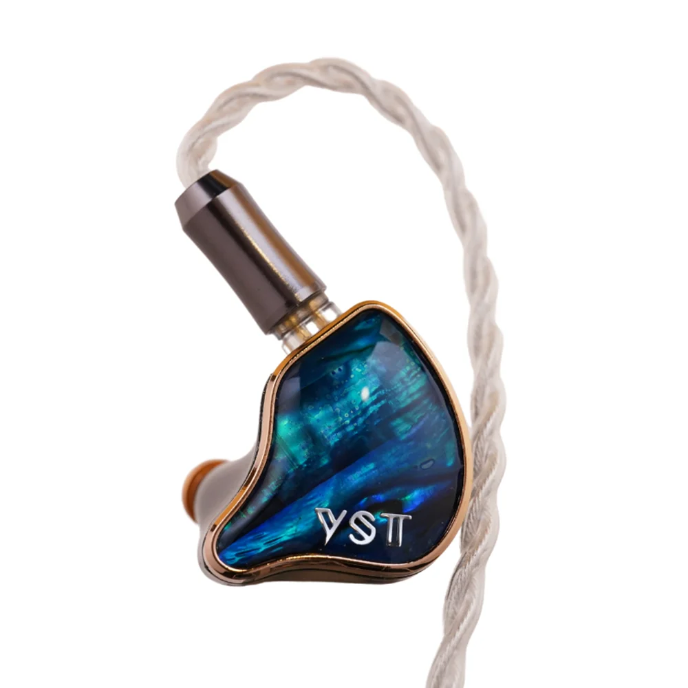 ECCI YST-02 1 Balanced Armature + 1 Dynamic Driver Hybrid Driver 2pin 0.78mm HiFi In-ear ...
