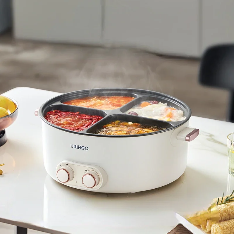 Mandarin-Duck-Electric-Chafing-Dish-Four-Grid-Multi-Functional ...