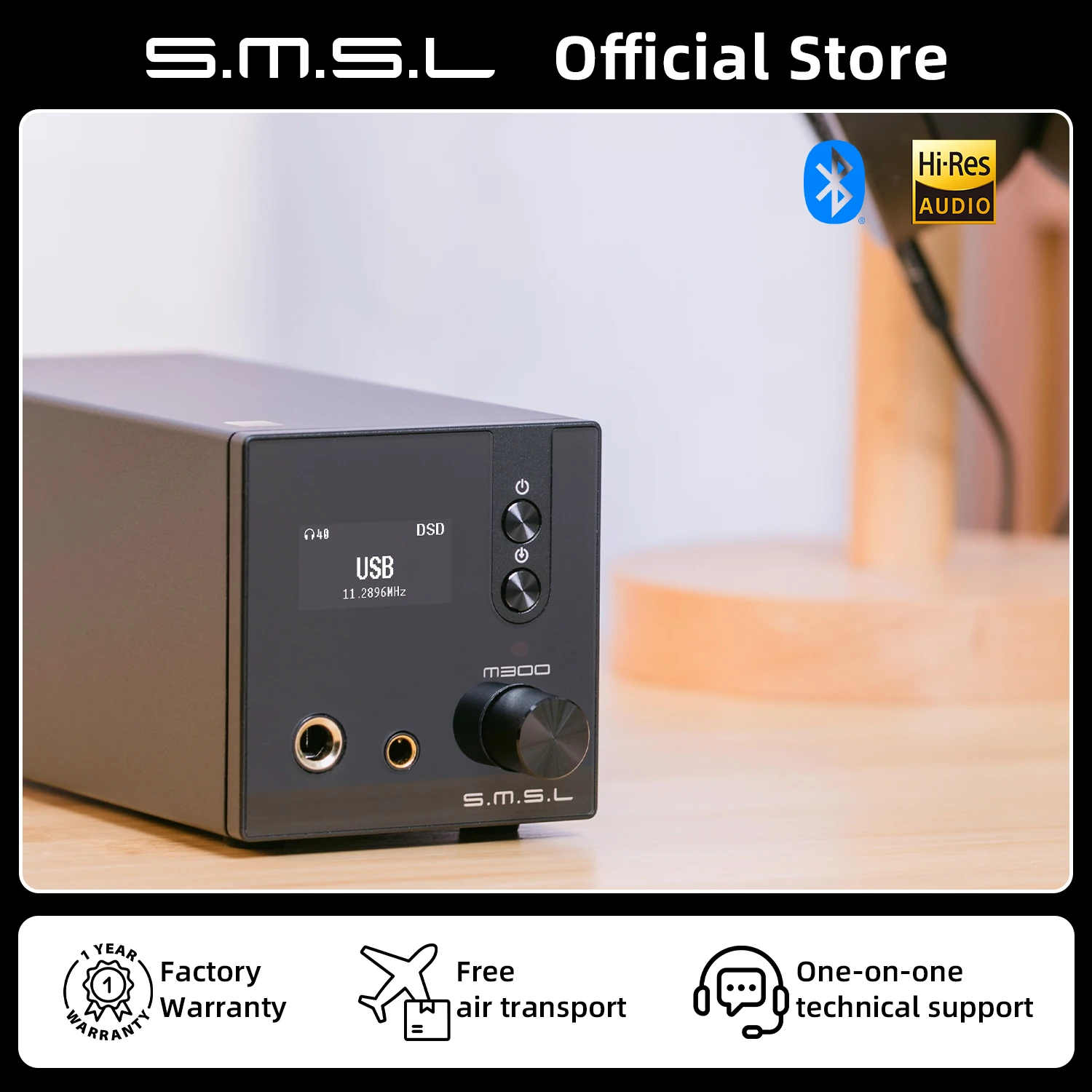 SMSL-M300SE-Audio-DAC-Kopfh-rerverst-rker-M300-SE-MQA-CS43131-2 ...