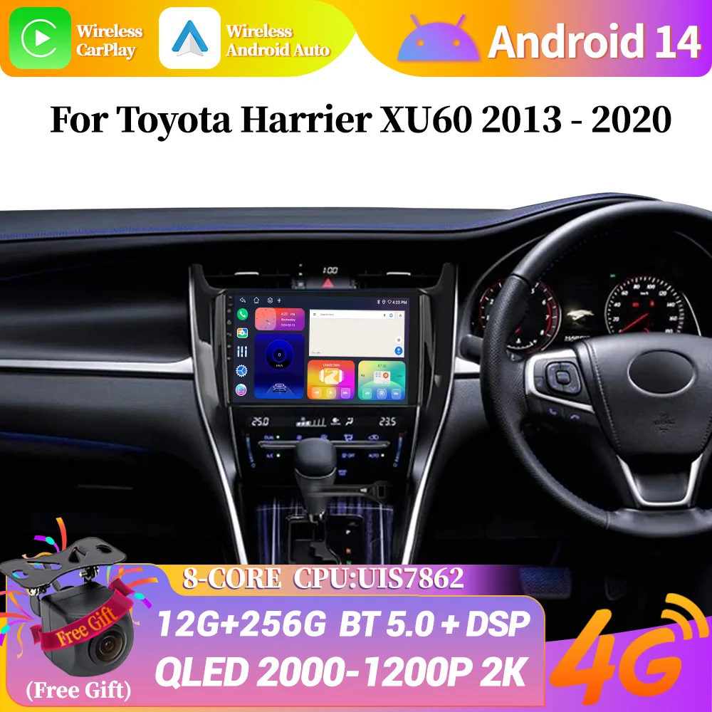 Wireless Bluetooth Carplay Stereo Screen Car Radio Multimedia ...