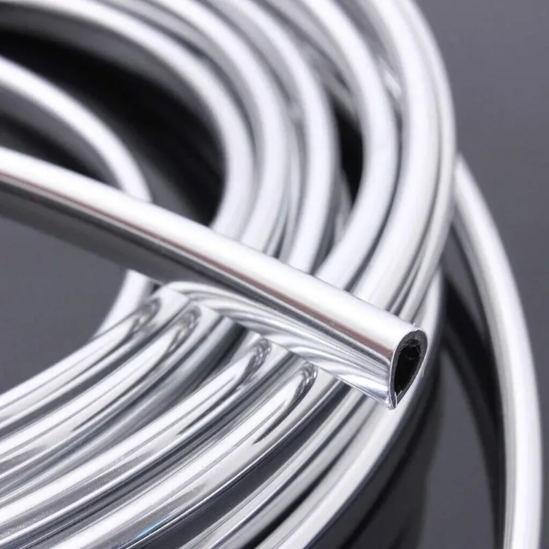 6mCar Door Chrome Moulding Trim Strip Edge Scratch Guard Protector ...