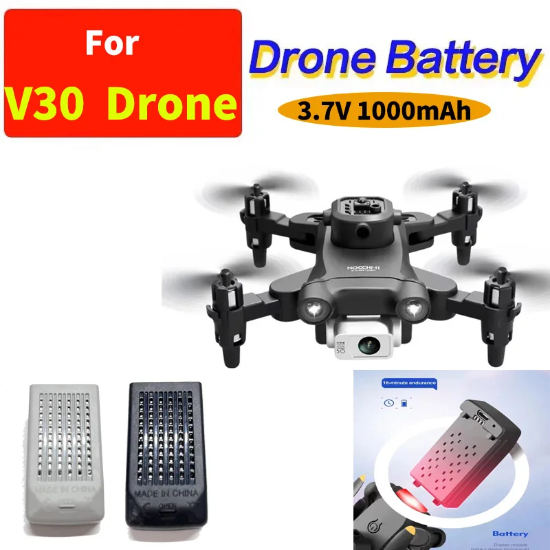 4DRC-V30-Mini-Drone-Battery-Original-3-7V-1000mAh-4D-V30-Battery-V30 ...