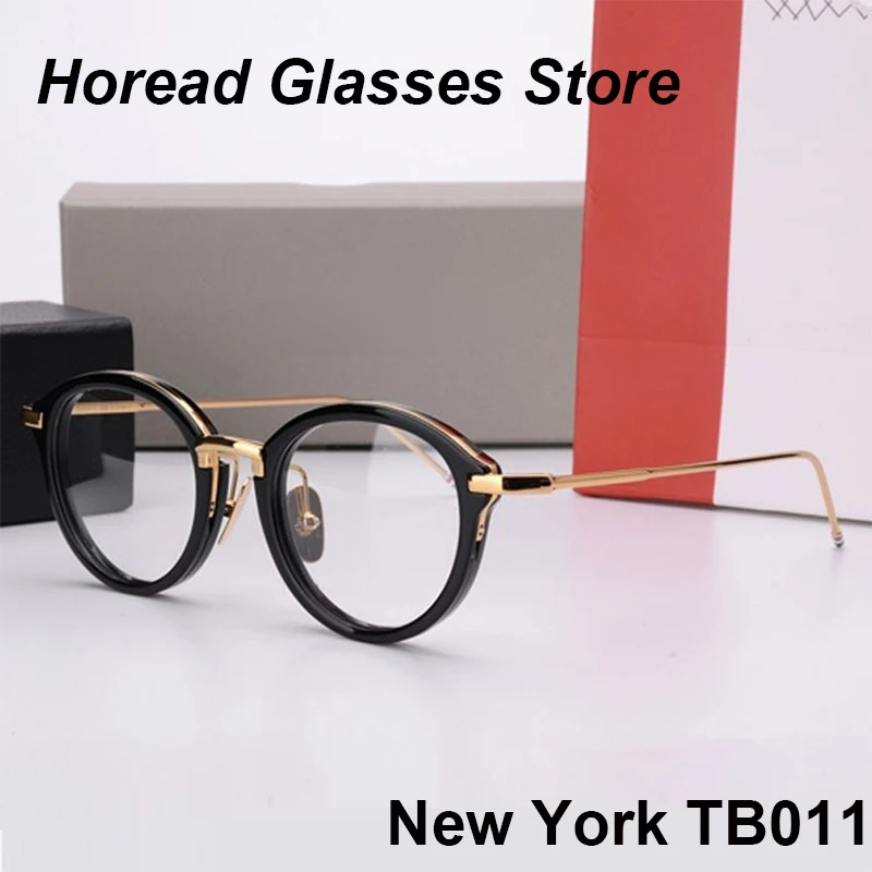 New-York-Fashion-Glasses-Frame-Men-Women-Vintage-Round-Prescription ...