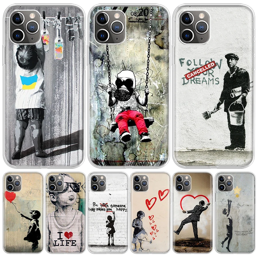 Street-Art-Banksy-Graffiti-For-iPhone-16-15-14-13-12-11-Pro-Max-Phone ...