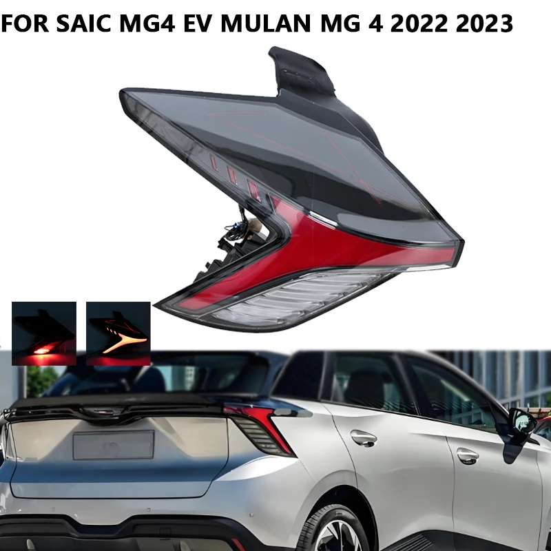 Rear Tail Light For SAIC MG4 EV Mulan MG 4 2022 2023 LED Rear Bumper ...