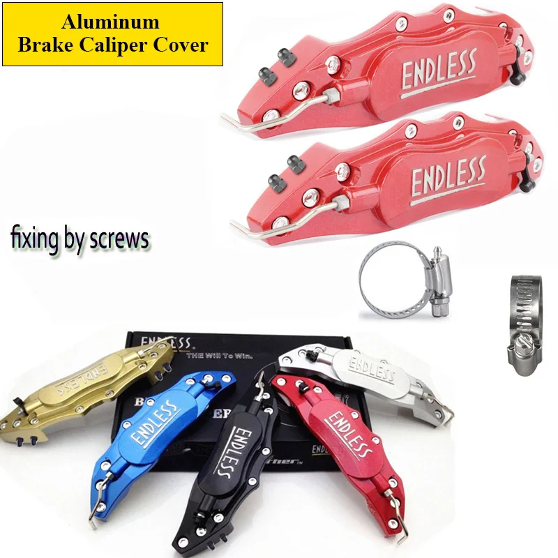 Universal-2PCS-S-M-L-3D-Aluminum-Brake-Caliper-Cover-Fixing-By-Screws ...
