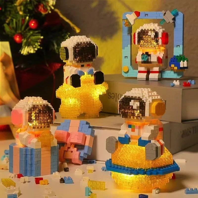 Creative-Space-Astronaut-Series-Building-Blocks-Space-Aerospace-Micro ...