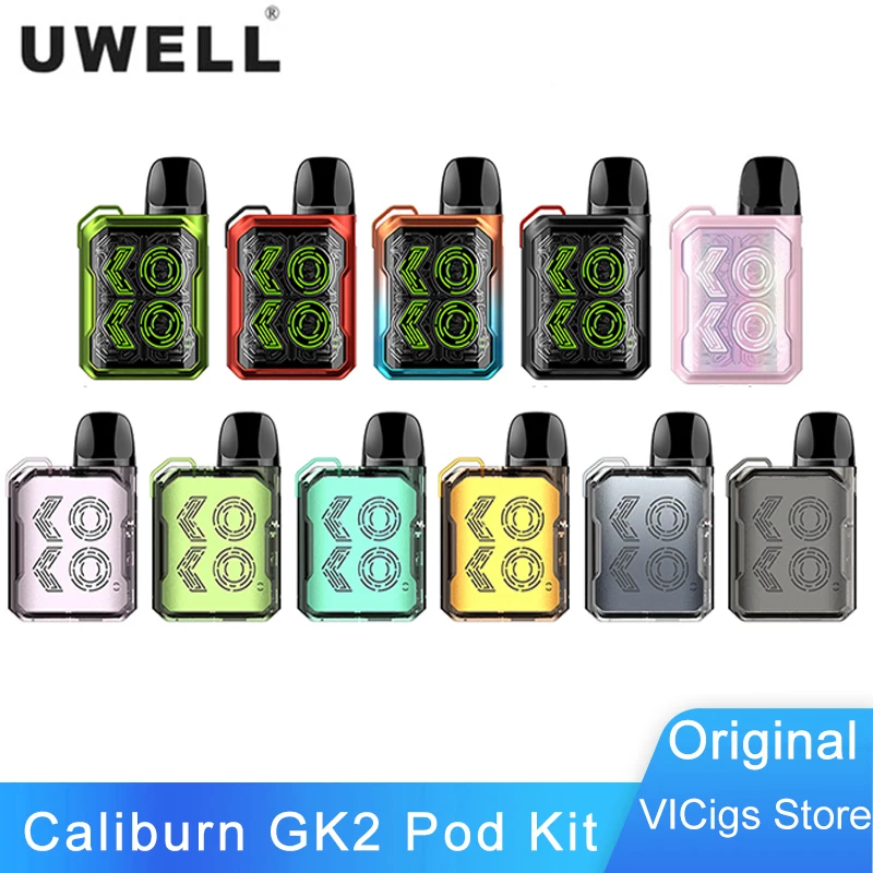 Original-Uwell-Caliburn-GK2-Pod-System-Kit-2ml-Cartridge-690mAh-battery ...