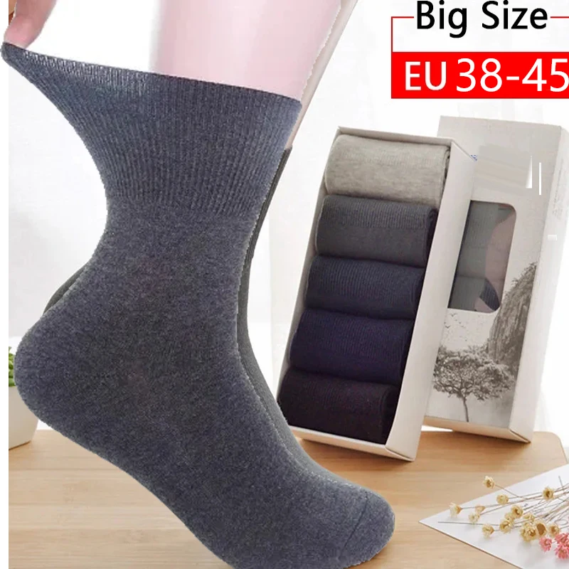 Fat-Socks-Senior-Socks-Wide-Ribbed-Socks-Veins-Socks-for-Diabetes ...