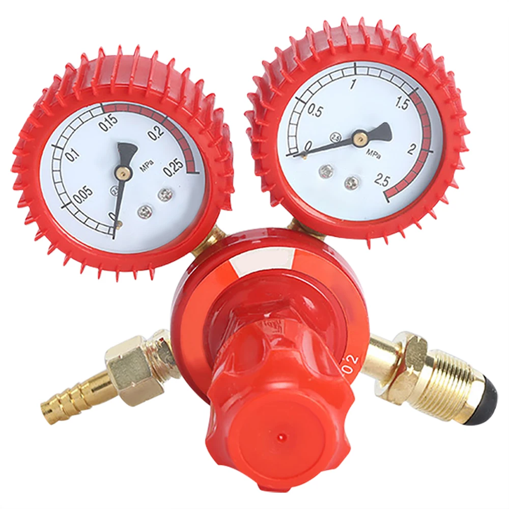 Welding-Gas-Gauges-Regulator-Shockproof-Propane-Meter-Pressure-Reducer ...