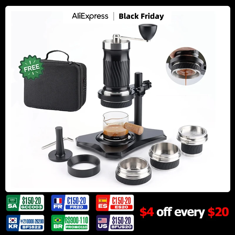 Manual-Coffee-Maker-Espresso-Maker-Italian-Thickener-Home-Outdoor-Latte ...