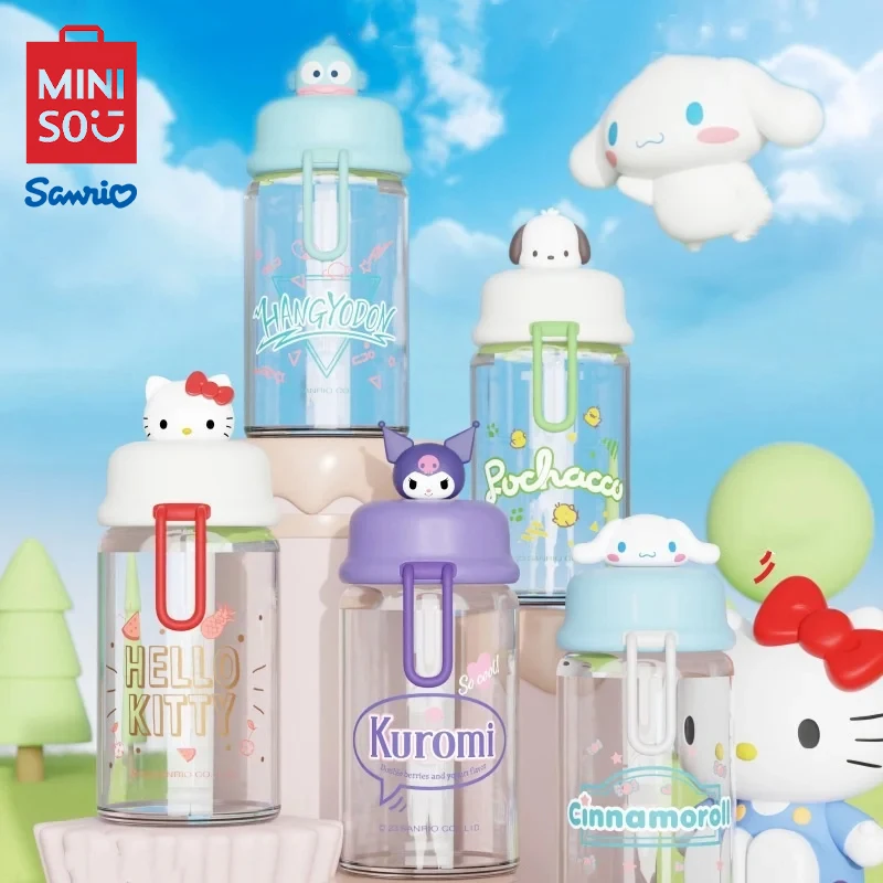 MINISO-Sanrio-360ML-Glass-Cup-Children-s-Cute-Sports-Fitness-Water ...