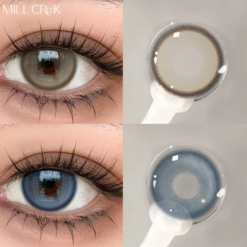 Silver Mirror Contact Lenses
