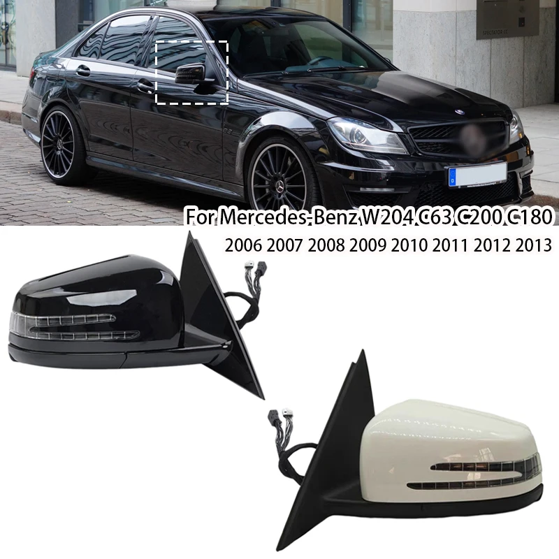 Auto-Side-Door-Mirror-Assembly-For-Mercedes-Benz-W204-C63-C200-C180 ...